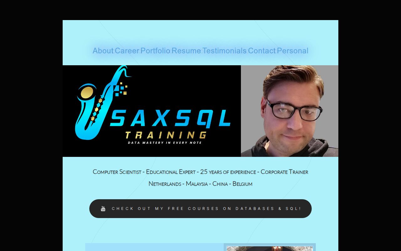 SaxSQL Training